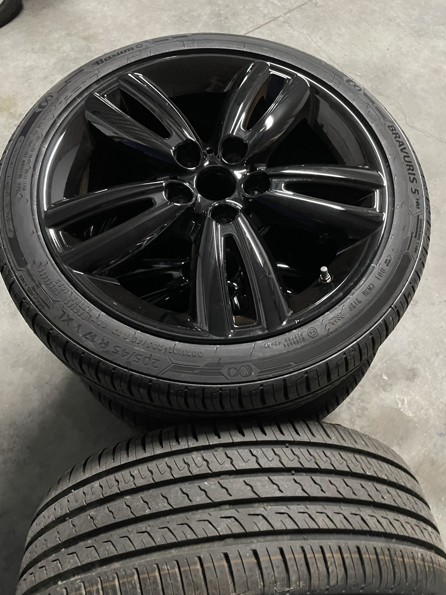 John Cooper Works zwarte wielen set - Track Spoke 17" velgen inclusief ...